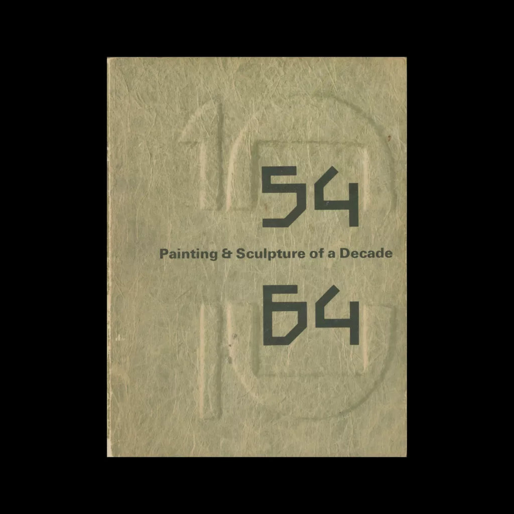 54 64 Painting & Sculpture of a Decade, Tate Gallery, 1964 - Design ...