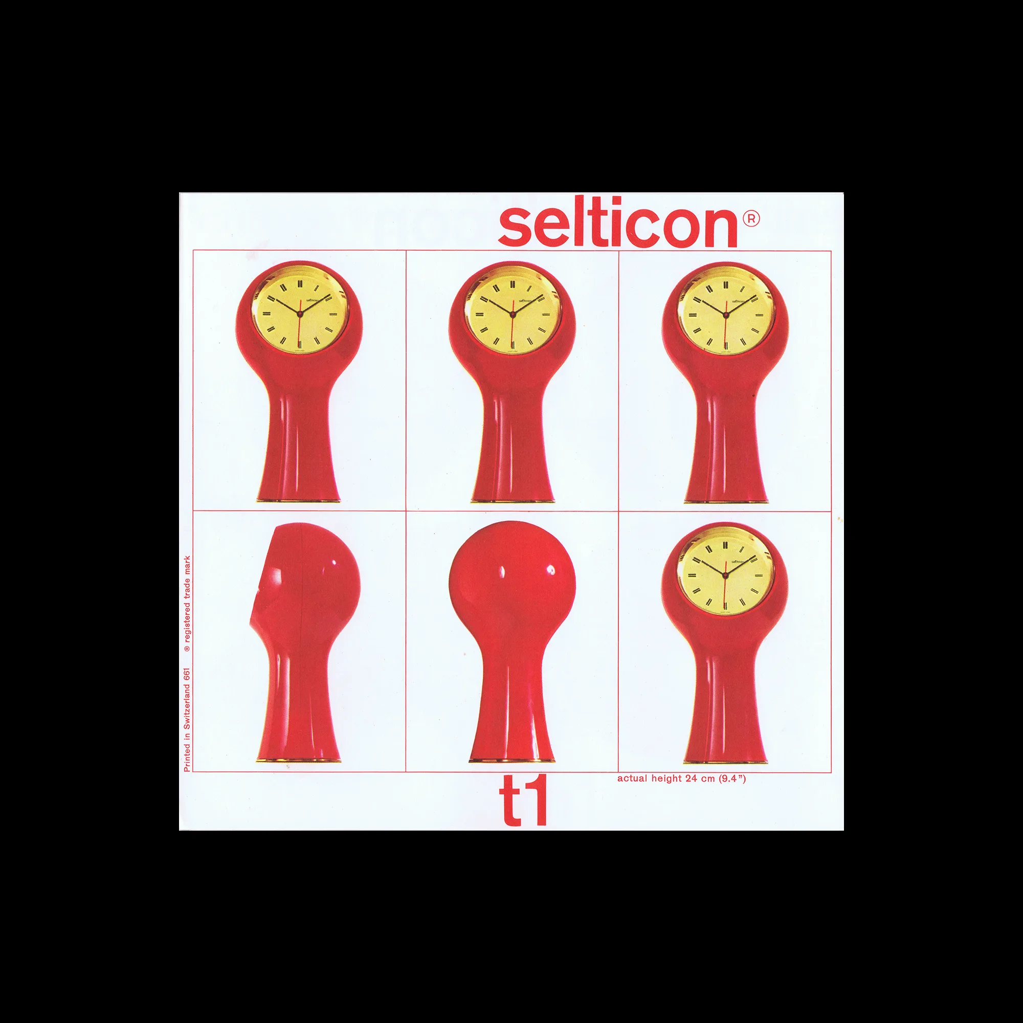 Secticon Clocks, Product Brochure, 1960. Designed by Thérèse Moll ...