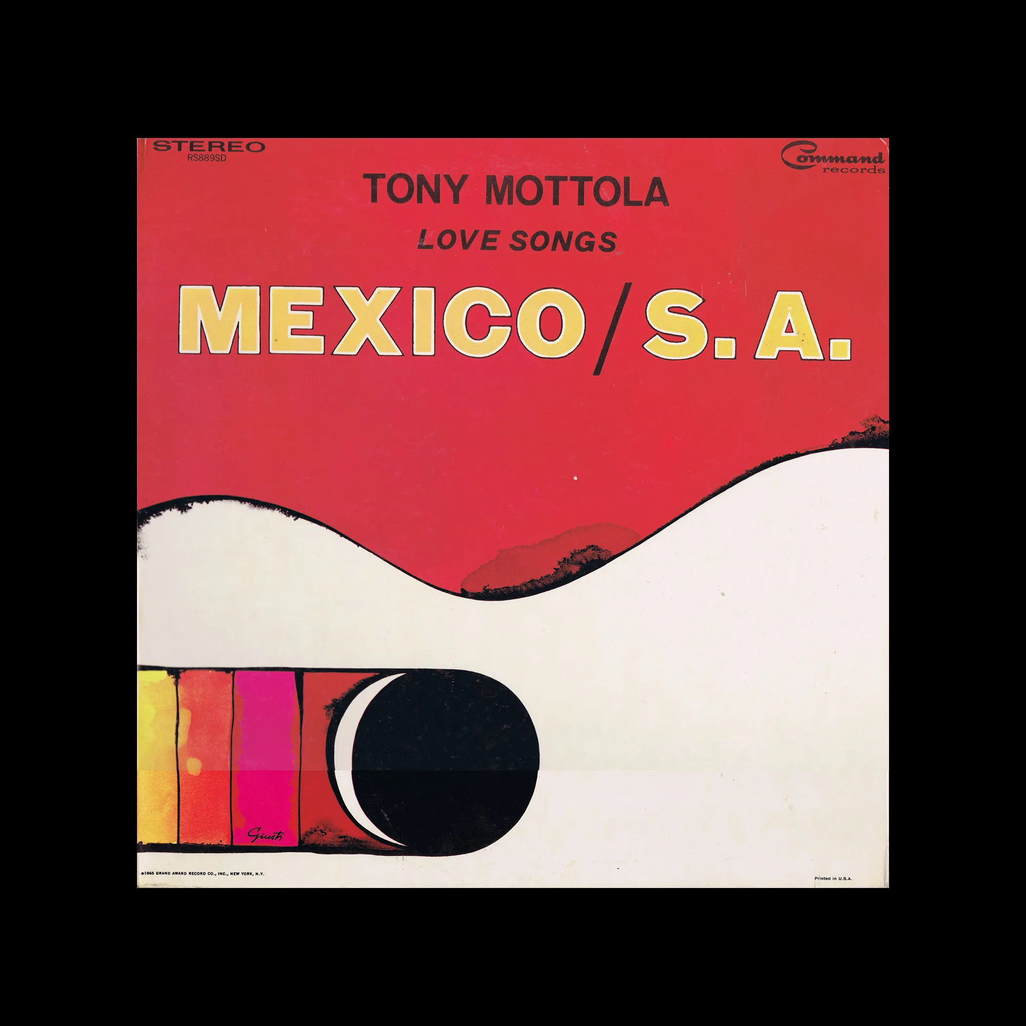Tony Mottola – Love Songs Mexico / S. A., Command Records, New York ...