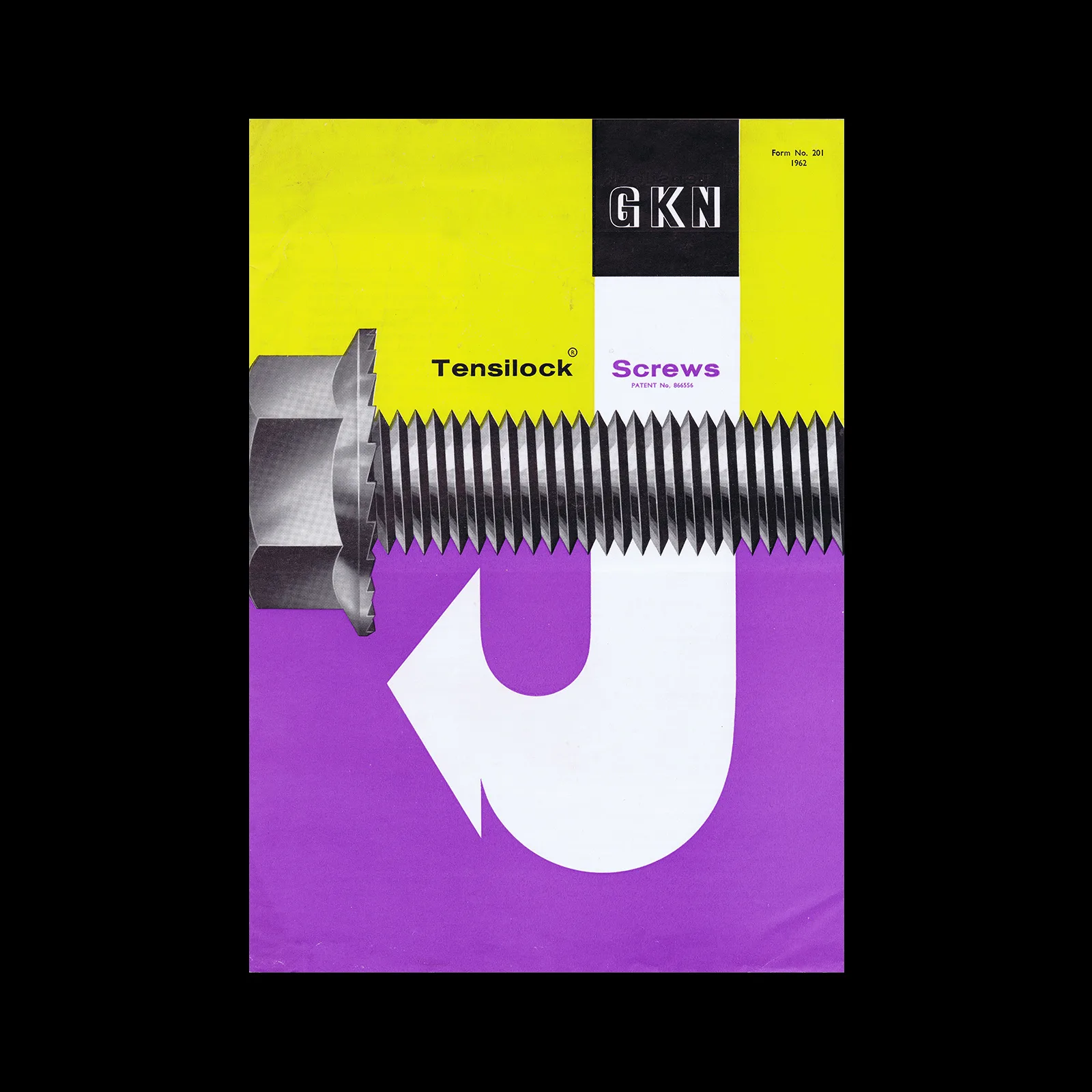 GKN, Tensilock Self Locking Hex Screws, Brochure, 1962 - Design Reviewed