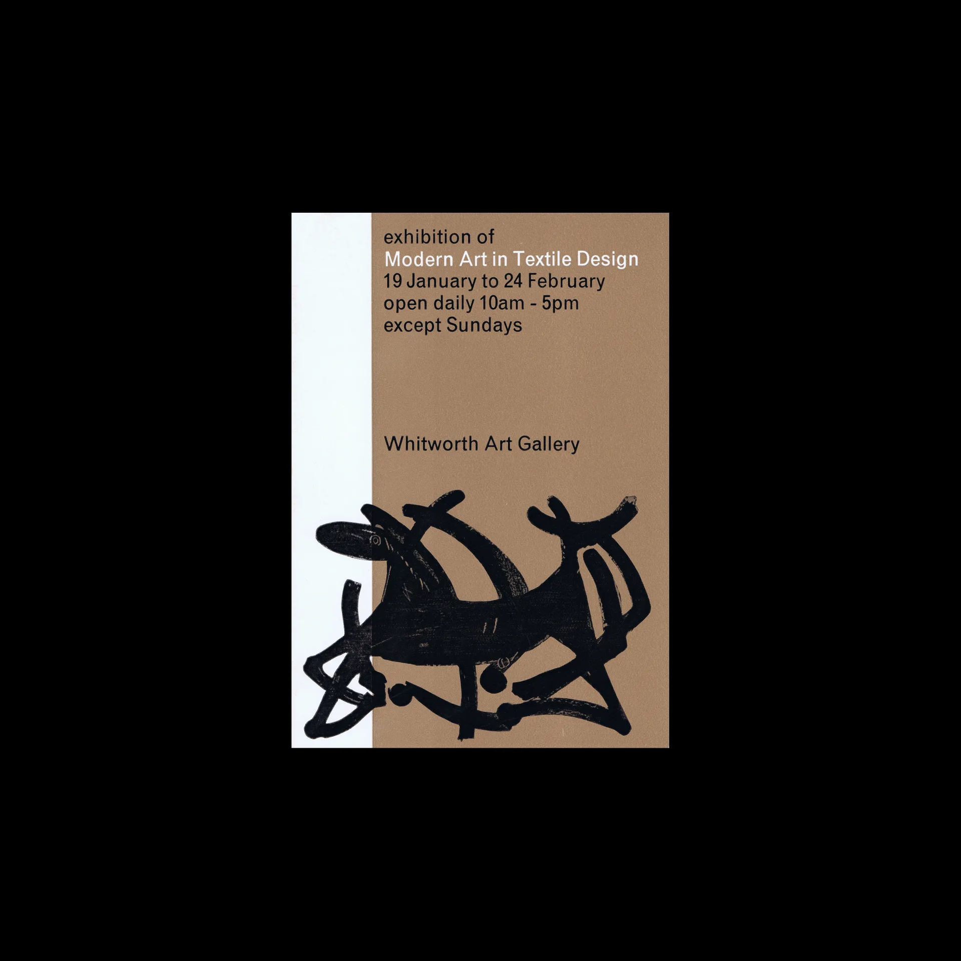Modern Art in Textile Design, Exhibition Invitation, Whitworth Art ...